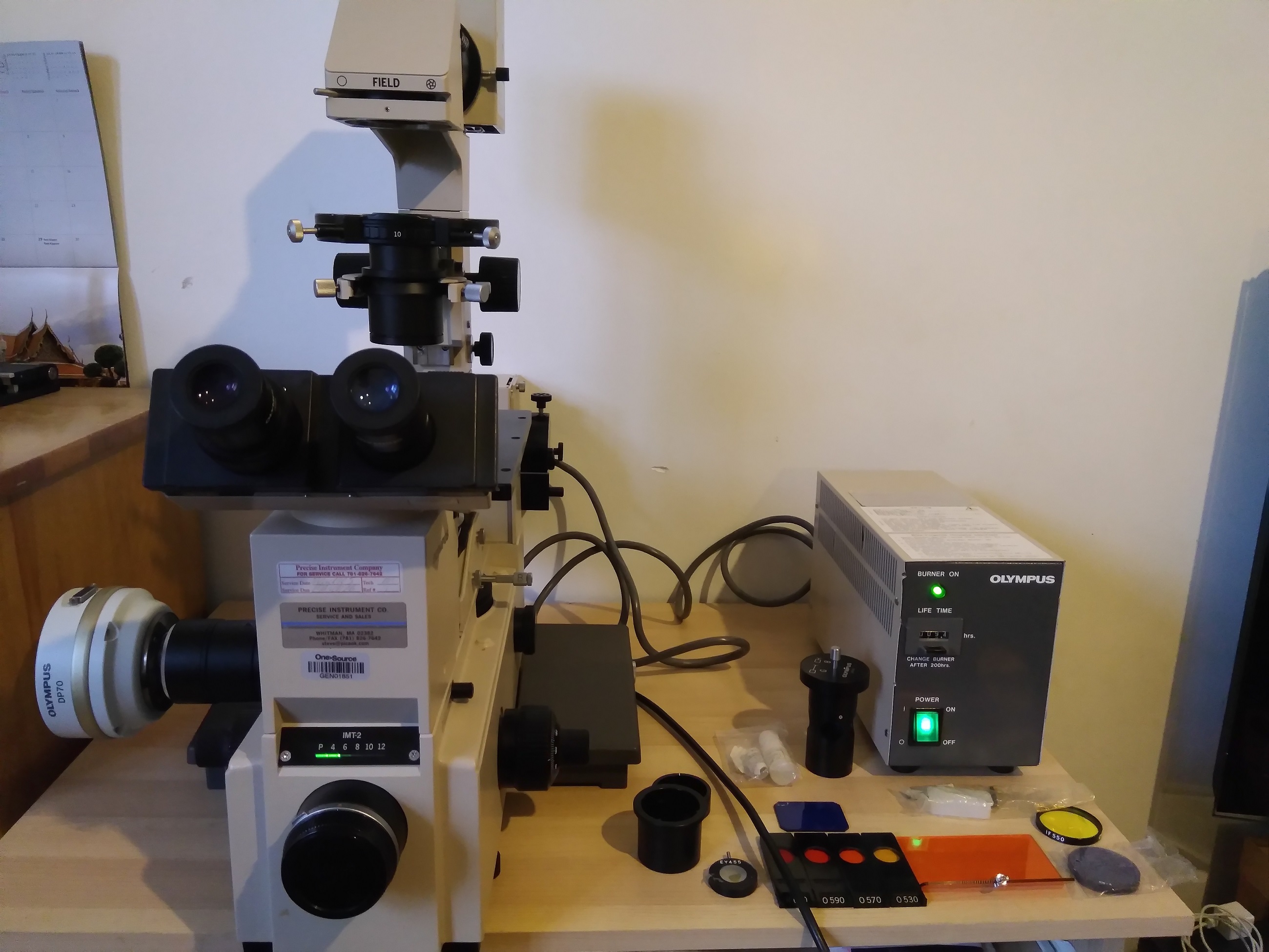 OLYMPUS IMT-2 Inverted Fluorescence Microscope - InnovTrendLab