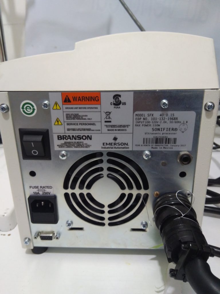 Branson Sonifier SFX150W Disruptor Sonicator Homogenizer Ultrasonic ...