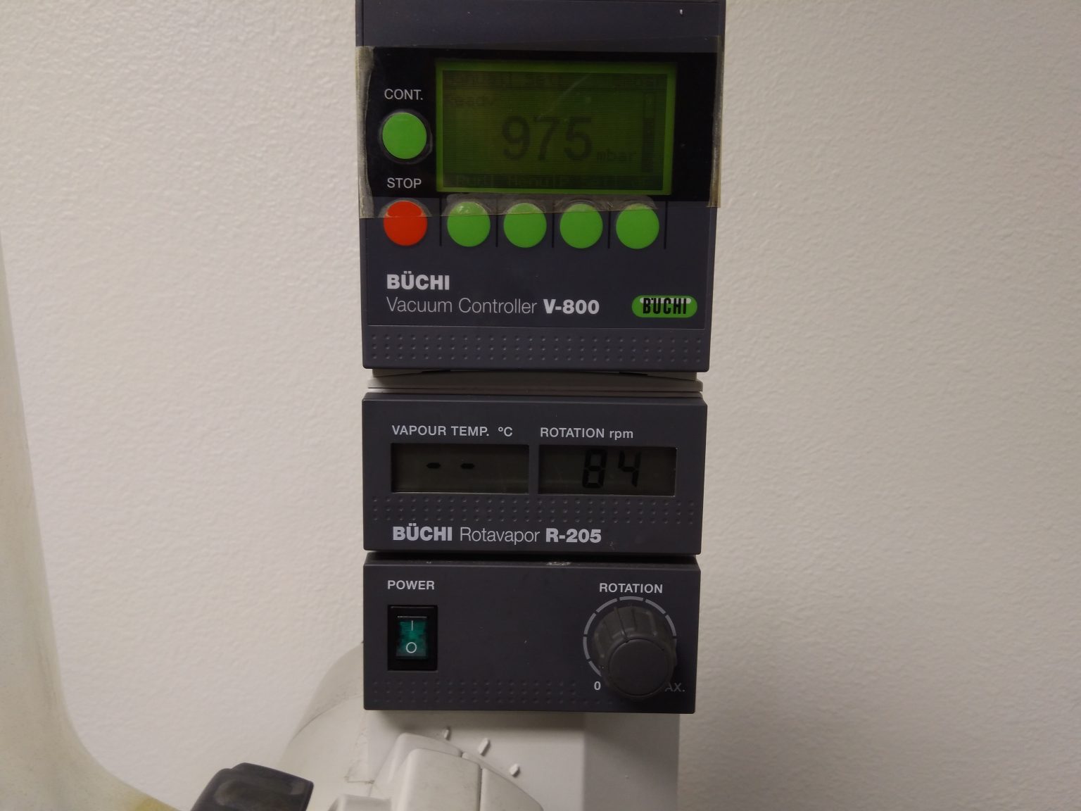 Buchi Rotavapor Evaporator R205 V800 Vacuum Controller with B-490 Water ...