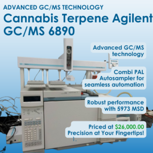 Cannabis Terpene Agilent GC/MS 6890 with 5973 MSD Complete System Combi ...