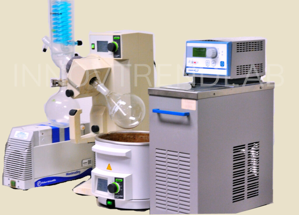 Buchi Rotavapor Evaporator R215 with Vacuum Pump, Water Bath B-491 ...